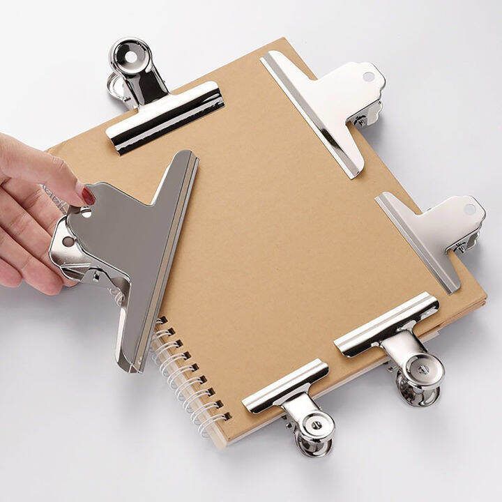 6.3 Inch Food Stainless Steel Clip Clamps Bag All-Purpose Clips File ...