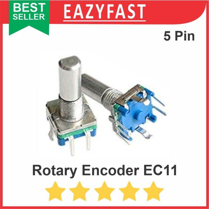 Rotary Encoder EC11 5 Pin 20mm Digital Switch | Lazada Indonesia