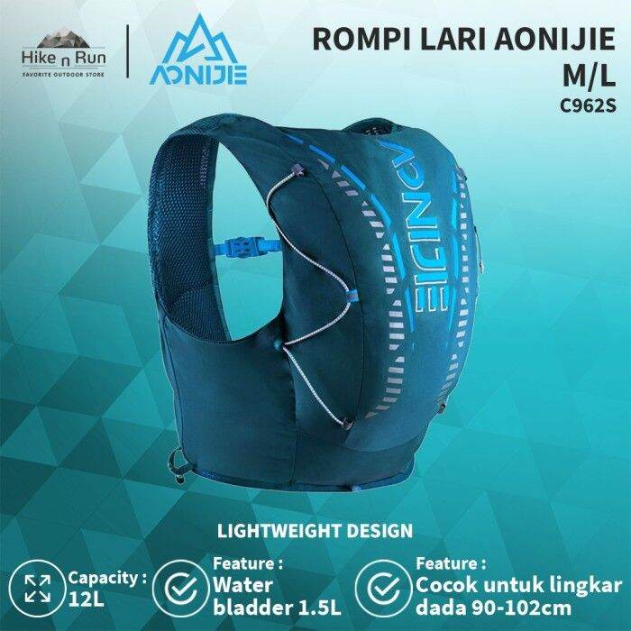 Tas Rompi Lari Aonijie C962S Hydration Pack 12L | Lazada Indonesia