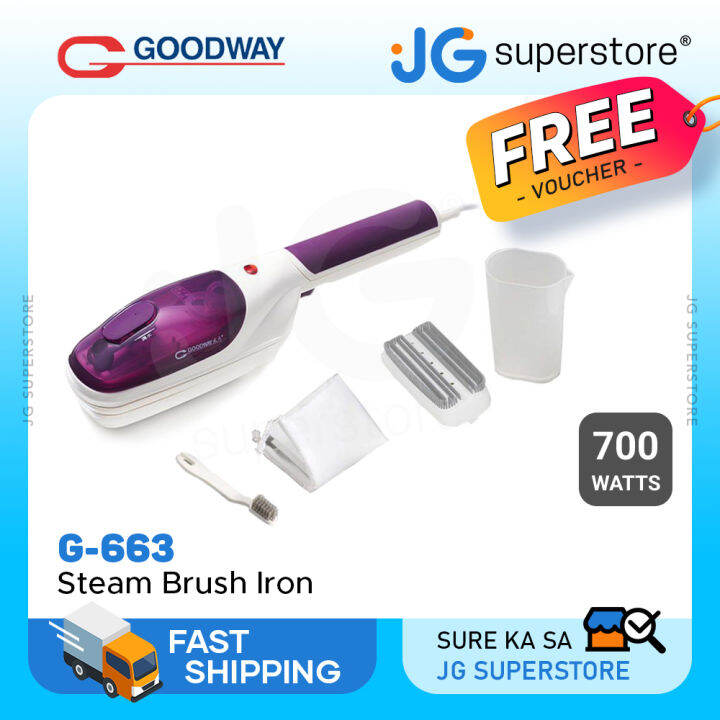 Goodway 700W Portable Dry-Cleaning Steamer Brush Iron with High Volume ...