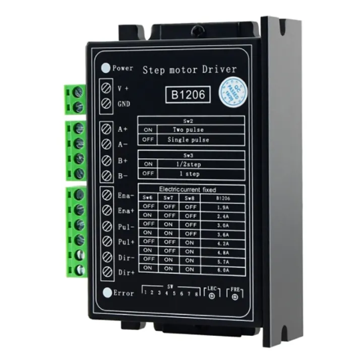 B1206 Stepper / Half Step Driver Two Phase Stepper Motor Driver Supply ...