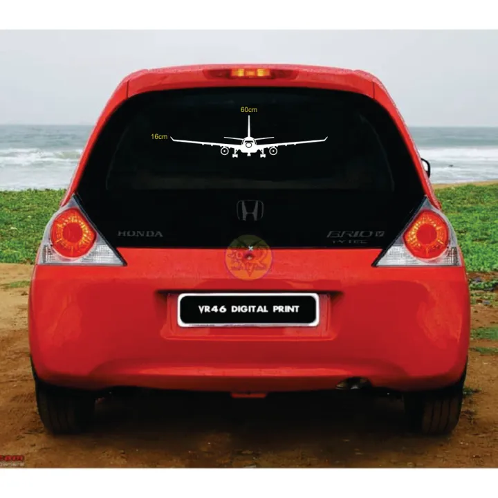 Sticker / Stiker Pesawat Airbus A330 Decal Kaca Mobil | Lazada Indonesia