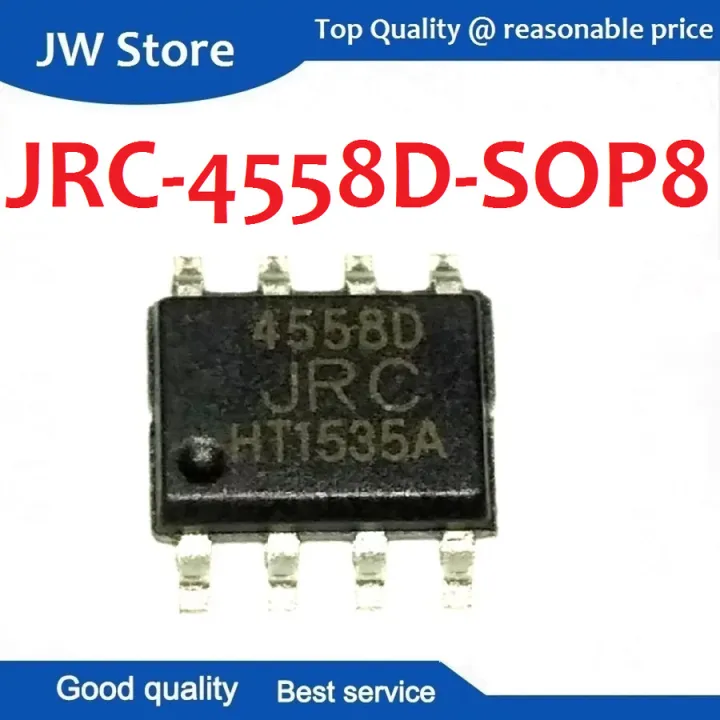 JRC4558 NJM4558 4558 SOP-8 SMD Dual Op-Amp | Lazada Indonesia