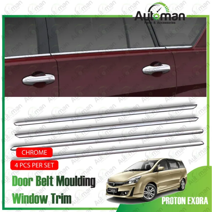 Proton Exora Window Chrome Lining / Door Belt Moulding | Lazada