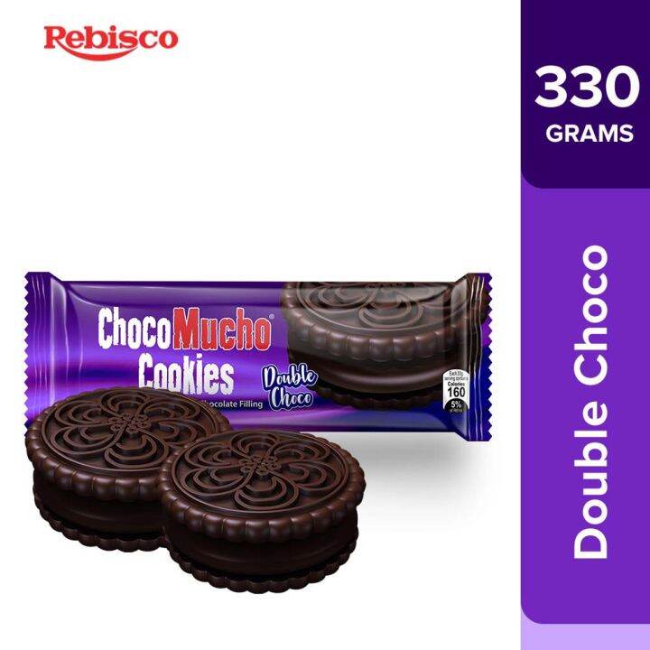 Choco Mucho Cookie Sandwich Double Choco 33G | Lazada PH