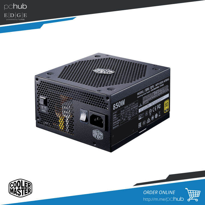 Cooler Master CM 850watts, PSU, V850 V2, 80 gold, semi fanless full ...