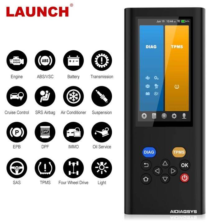 Launch X431 AIDIAGSYS TPMS Programming Scantool Full System Diagnose ...