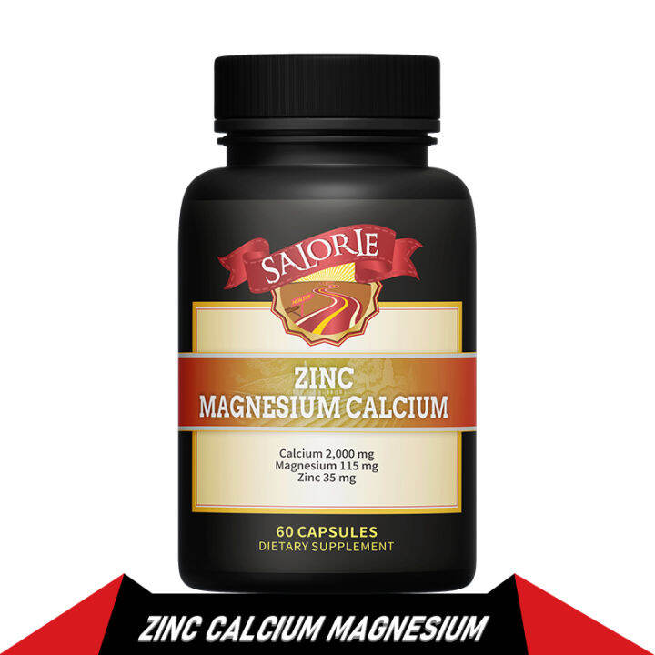 Zinc calcium magnesium | Cardiovascular health | Maintain normal ...