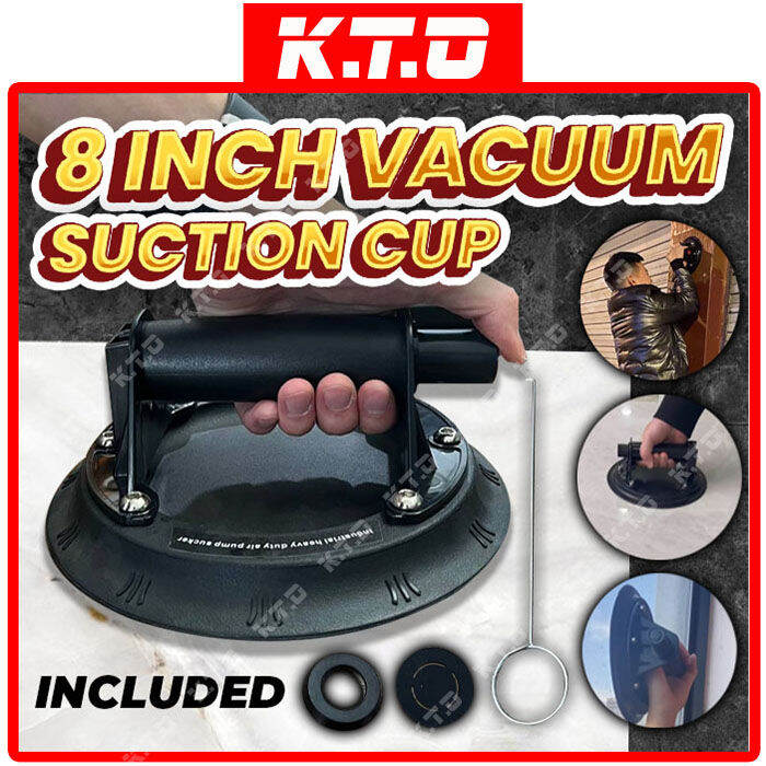 8 Inch Manual Vacuum Suction Cup Lifter Industrial Strong Suction Tool ...
