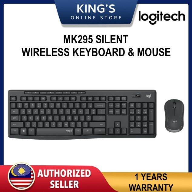 Logitech Mk295 Wireless Combo Keyboard And Mouse With Silent Touch Lag Free Wireless And Long