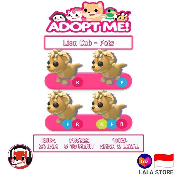 Adopt Me - Lion Cub - Roblox | Lazada Indonesia