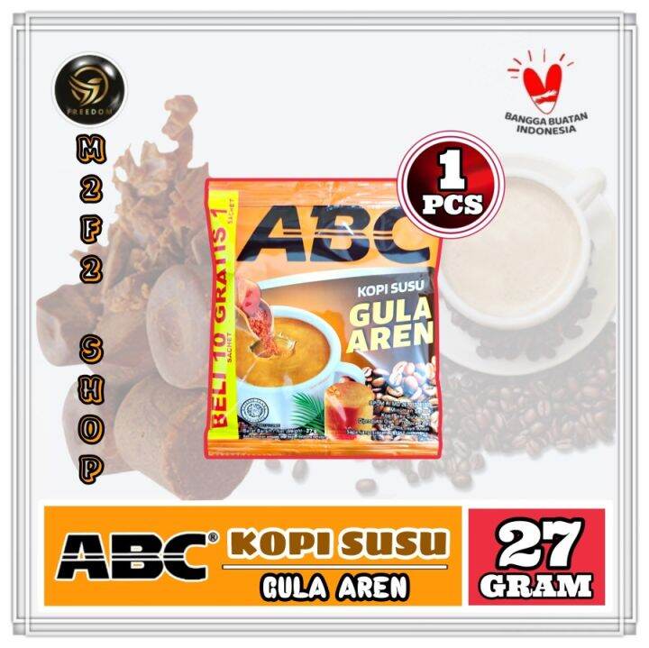 ABC Kopi Susu dan Gula Aren Sachet - 27 gr (Kemasan Satuan) | Lazada ...