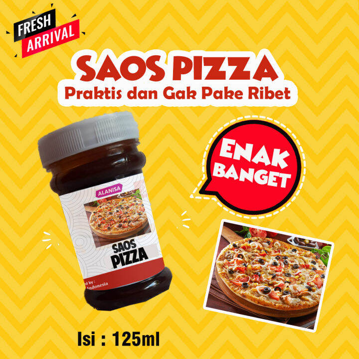 SAUS PIZZA, TOPPING PIZZA, SAOS PIZZA SUPER PRAKTIS ENAK | Lazada Indonesia
