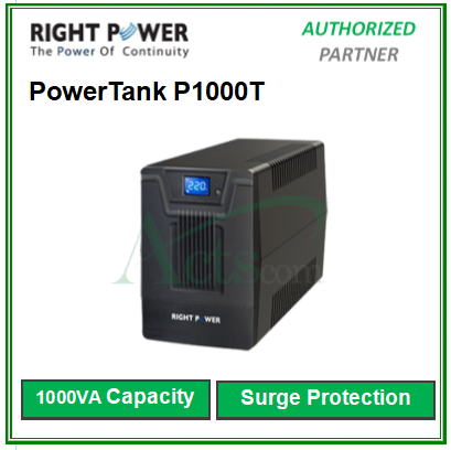 Right Power PowerTank P1000T UPS 1000VA Capacity | High Quality 12V 7AH ...