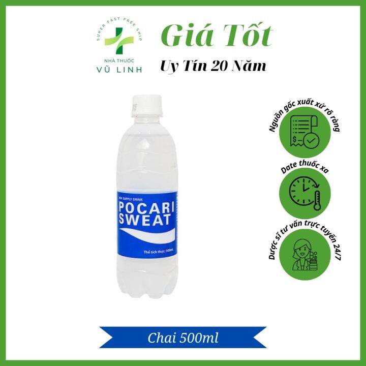 Nước bổ sung sức khoẻ Pocari Sweat chai 500 ml | Lazada.vn