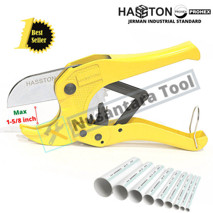 GUNTING PIPA PVC / TANG POTONG PIPA PVC 42MM HASSTON PROHEX 1353 011 ...