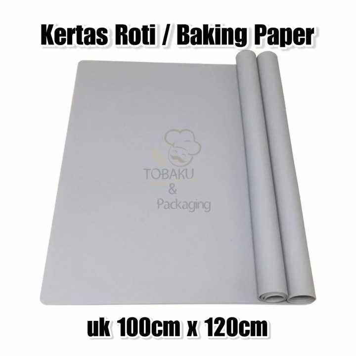 KERTAS ROTI Warna Abu (per 2 lembar) / Baking Paper / Kertas Kue / Alas ...