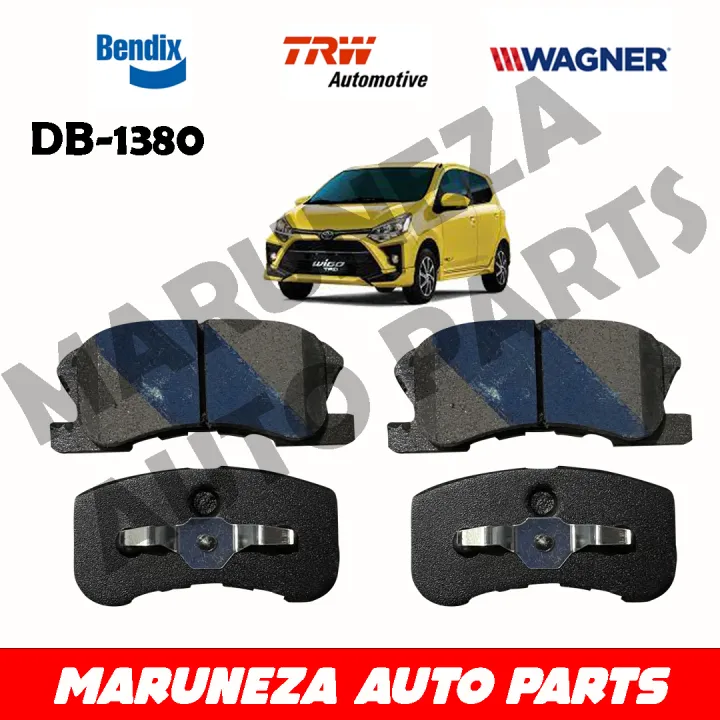 Brake Pads DB1380 Toyota Wigo G 2nd Gen Front | Lazada PH