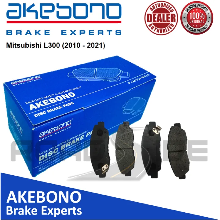Akebono Front Brake Pads for Mitsubishi L300 (2010 - 2021) | Lazada PH