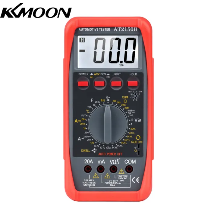 KKmoon Smart Digital Multimeter 1999 Counts LCD Backlight Electrical ...