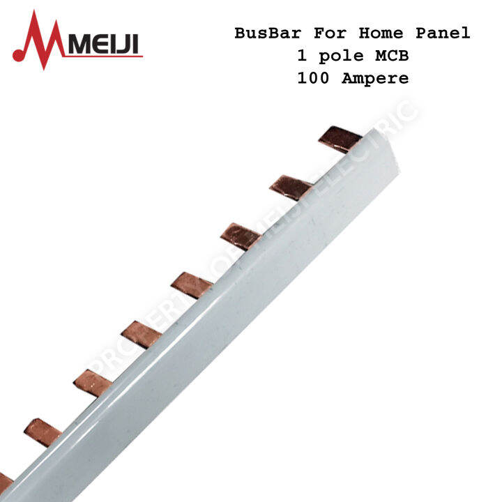 BUSBAR 100Ampere[Meiji Insulated Busbar 100Ampere for Single pole & Two ...