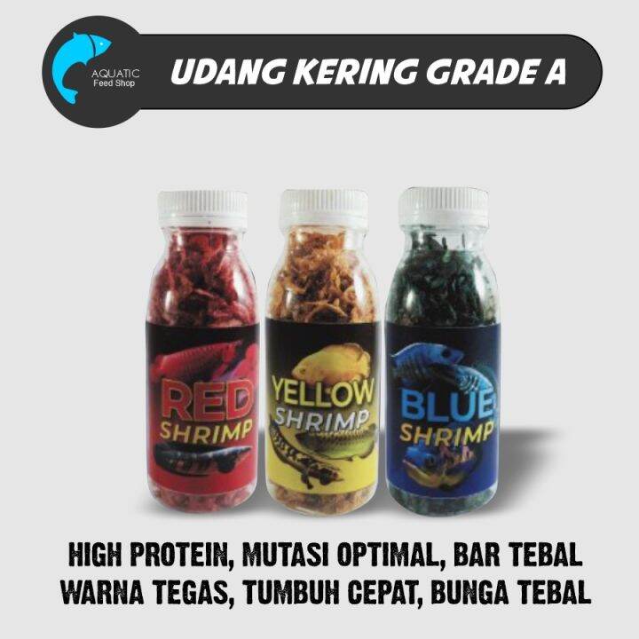 Udang Pakan ikan Channa ys maru udang pakan Chana Asiatika blue purcha ...
