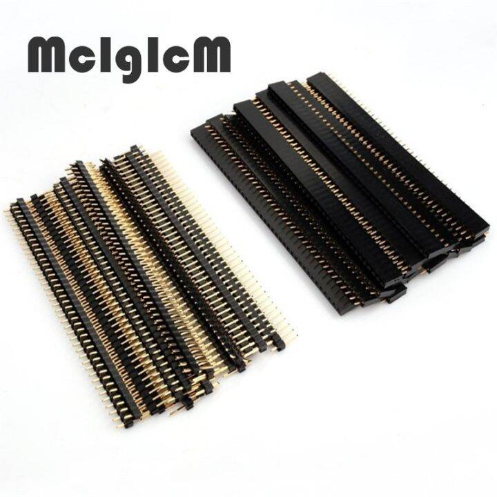 30pcs 2.54mm Connector Male Female Set 40 Pin 1x40 Single Row 2.54 ...