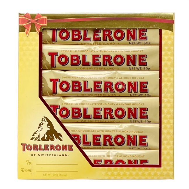 Toblerone Milk Chocolate Bundle 6 x 50g | Lazada PH