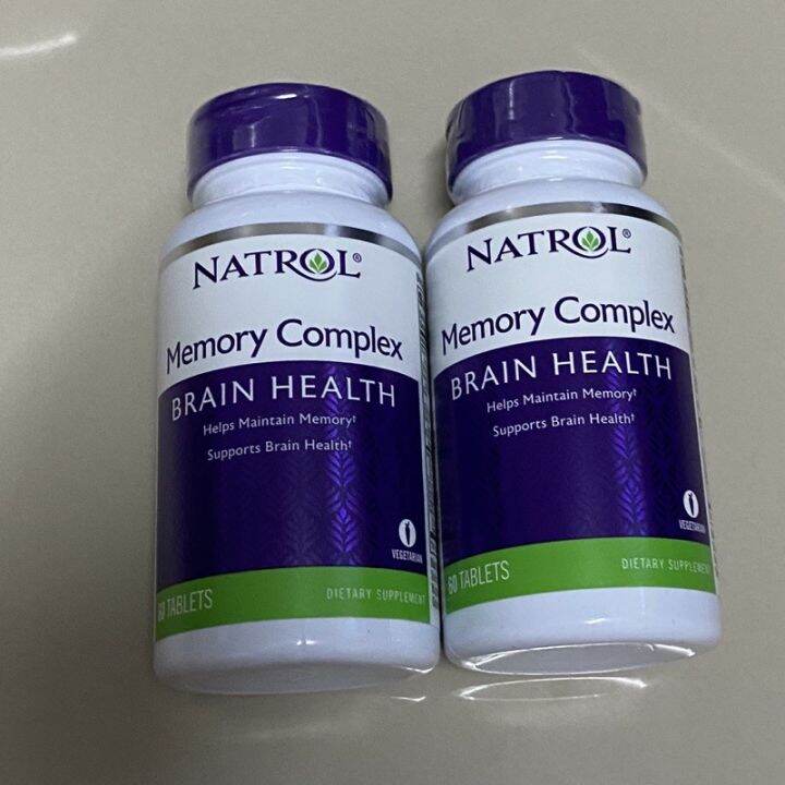 พร้อมส่ง ของแท้ Natrol Memory Complex Brain Health 60 เม็ด | Lazada.co.th
