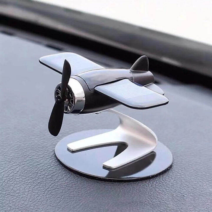 Dashboard Aircraft Ornament Solar Rotation Car Air Freshener ...