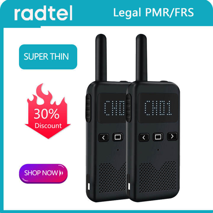 Mini Rad RT19 Portable Two Way Radio PMR FRS Radio Comunicador Long ...