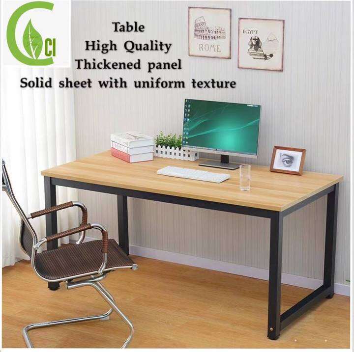 cici。Table Home Office Desk Computer Desk Efficient Office Large Size 74X60X120cm | Lazada PH