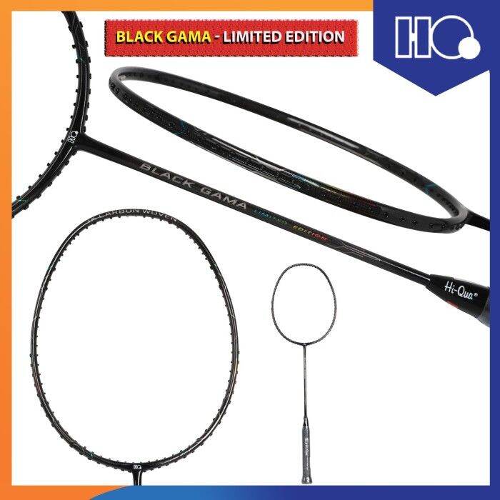 HI QUA RAKET BADMINTON BLACK GAMA SERIES, RAKET LOKAL VIRAL ORIGINAL ...