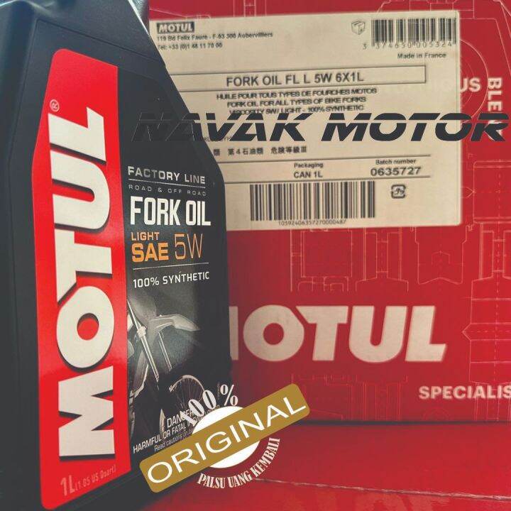 Motul Fork Oil 5w -1 liter | Lazada Indonesia