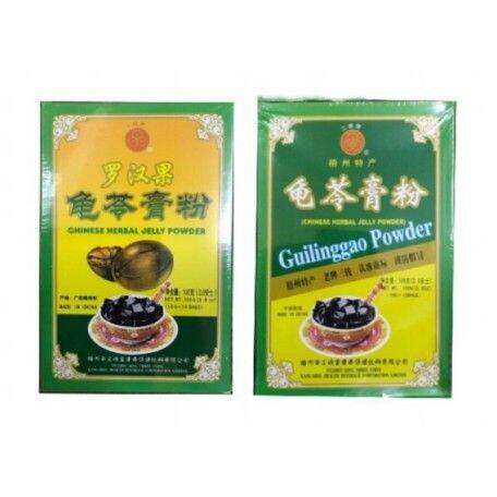 100G Three Coins Chinese Herbal Jelly Powder Guilinggao Powder 三钱牌龟苓膏粉 ...