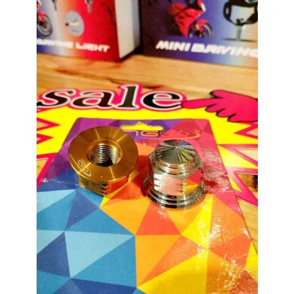 REAR NUT ( NMAX/PCX/AEROX/CLICK/MIO I 125/ MSI FINO/ SPORTY/SOULTY ...