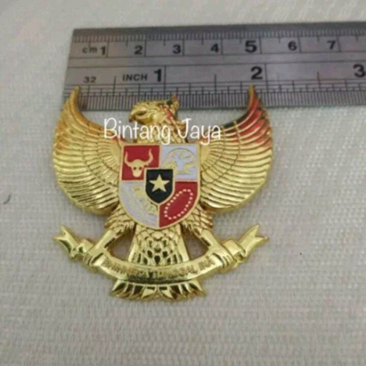 pin bross burung garuda pancasila /pin garuda coran tebal 5 cm | Lazada ...