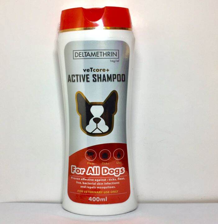 [SOUTH VET] Vetcore+ Deltamethrin Active Dog Shampoo & Herbal Dog Soap 400ML for All dogs ...