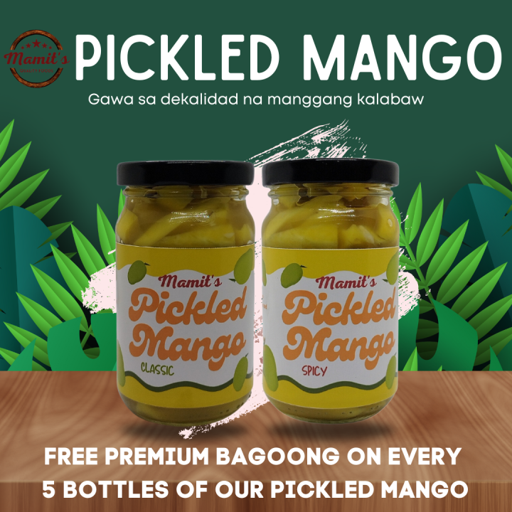 100% Natural Pickled Mango o Burong Mangga gawa sa Carabao na Mangga ...