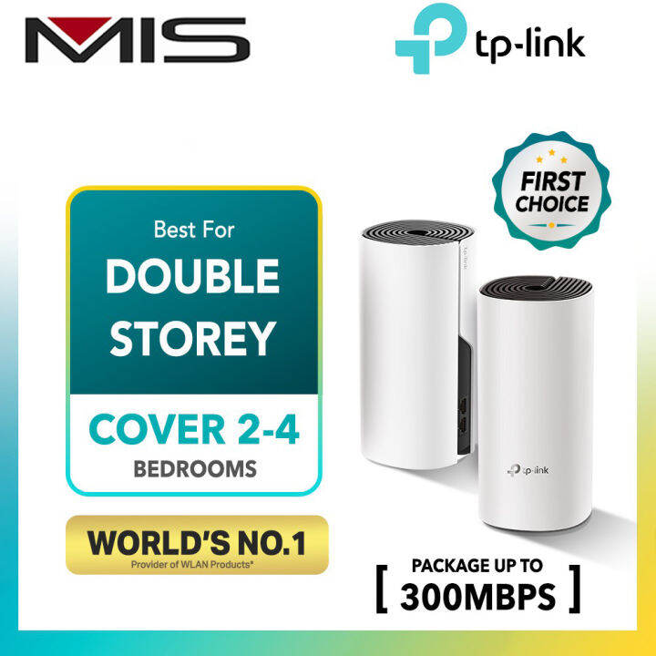 TP-Link Deco M4 (2 Pack) AC1200 Dual Band Gigabit Whole Home Mesh Wi-Fi ...