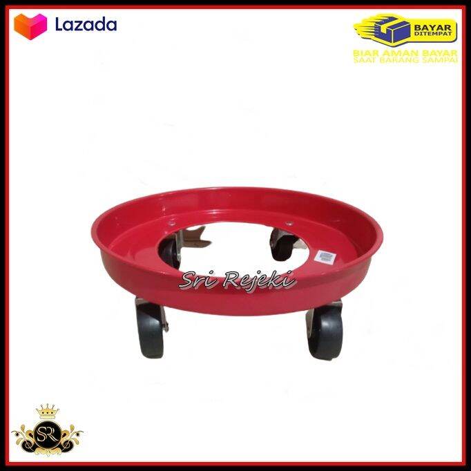 Kenmaster Tatakan Tabung Gas Besi Roda | Lazada Indonesia