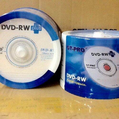 DVD RW GTPRO / GT PRO Plus Kaset DVD RW Kosongan Per Cone | Lazada ...