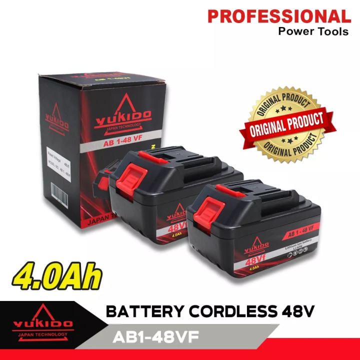 BATERY TAHAN LAMA !! 4.0Ah Baterai Mesin Impact Battery 48S 48V 48Vf ...