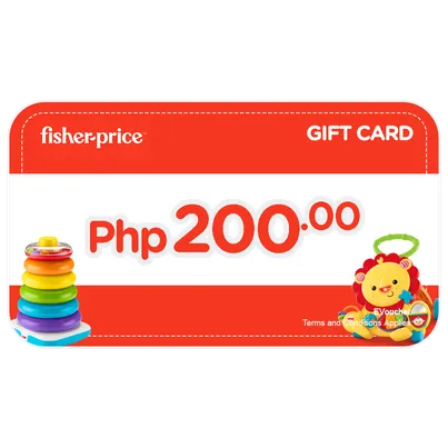 Fisher Price Gift Card P200 (Redeem at Fisher Price Flagship Store ...