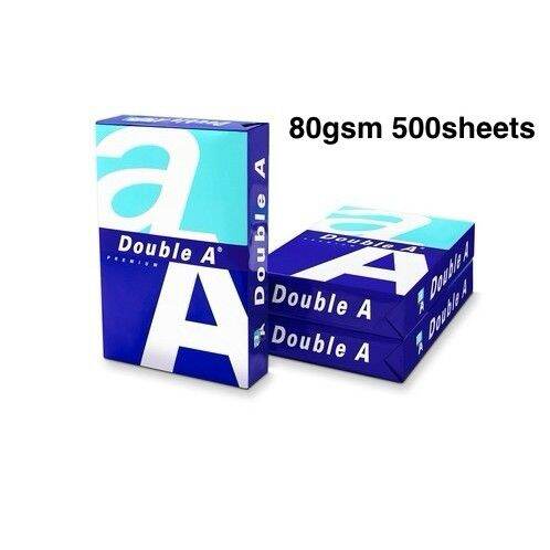 【A4 Paper】Double A Premium 80gsm 500 sheets A4 Paper 1 Ream | Lazada