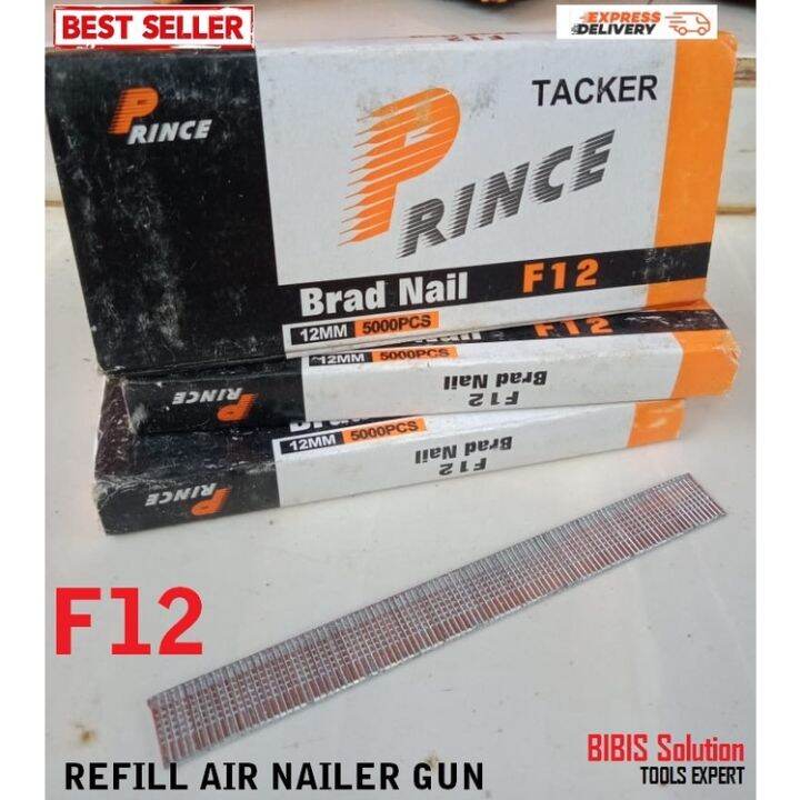 ISI PAKU TEMBAK F12 REFILL AIR NAILER BRAD NAIL GUN F 12 PAKU TEMBAK ...