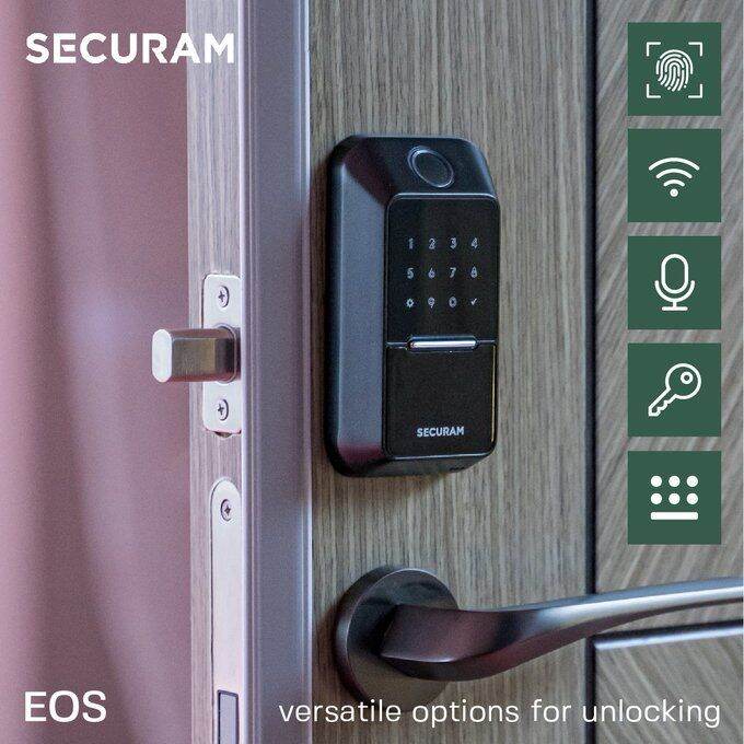 ล็อคประตูอัจฉริยะ SECURAM EOS WiFi Smart Door Lock | Lazada.co.th