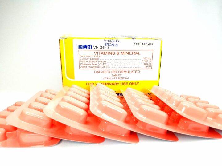 [VET SUPPORT] 60tablet 100mg Calveex Reformulated For Fighting Cocks ...