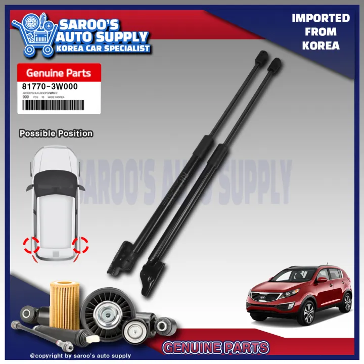 [Genuine] Tailgate Lifter / Tailgate Stop Set For Kia Sportage (10-15 ...