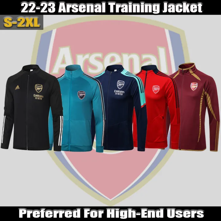 Arsenal Jacket Training Jersey 22/23 Men Football Tracksuit Training ...